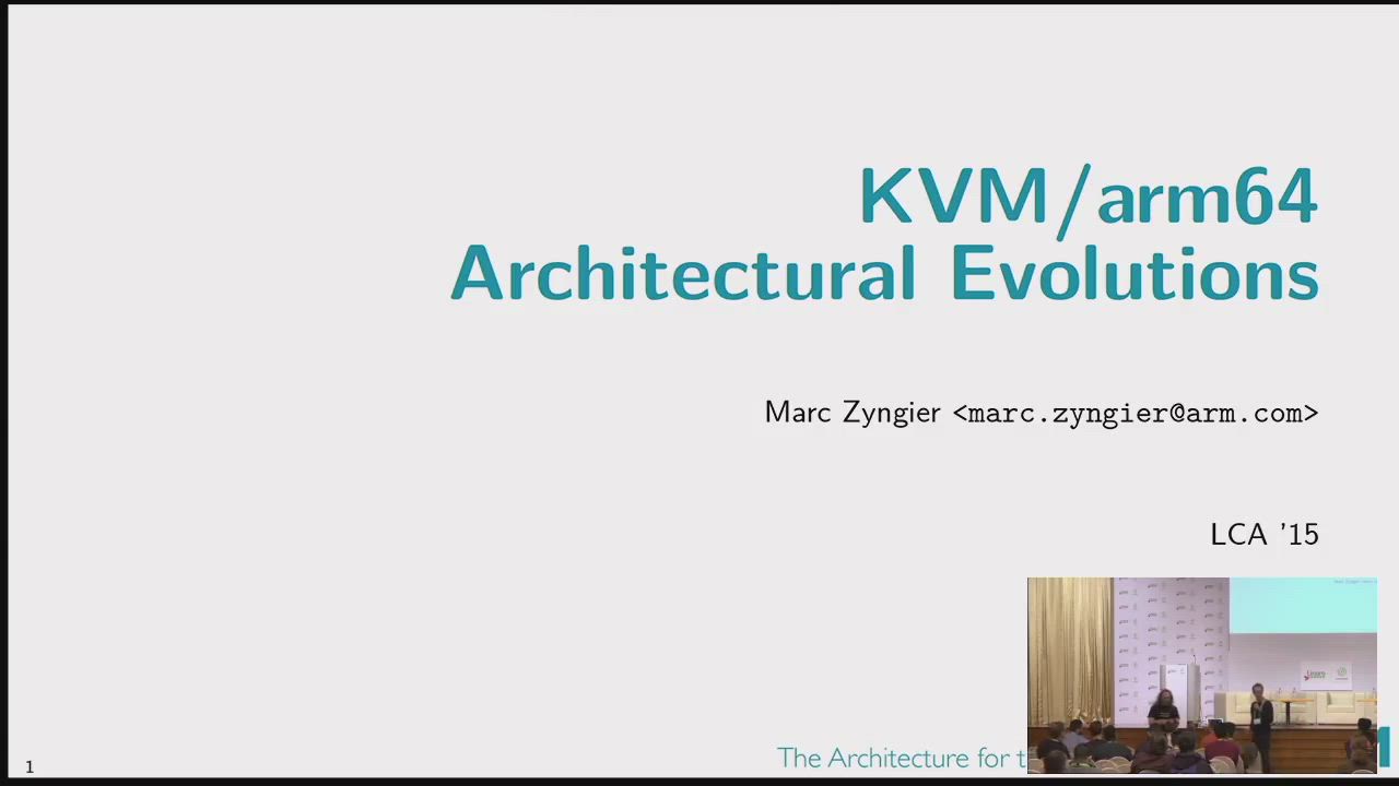 HKG15-400: Next steps in KVM enablement on Arm | Linaro Resources Hub
